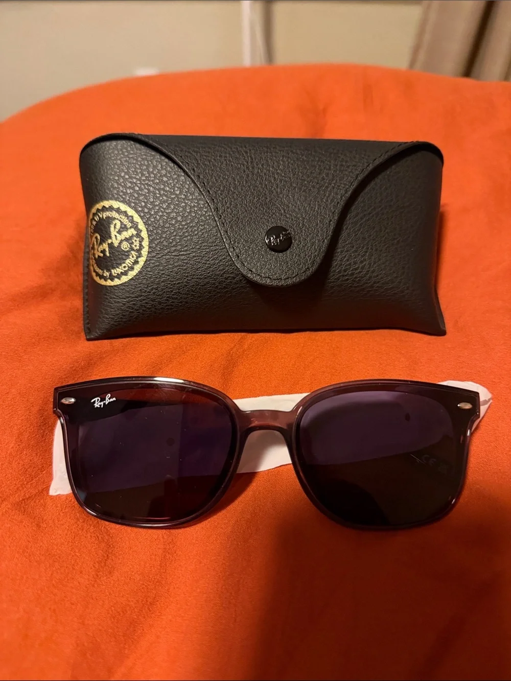 Ray-Ban | Accessories | Rayban Womens Sunglasses Brownpurple Frame ...